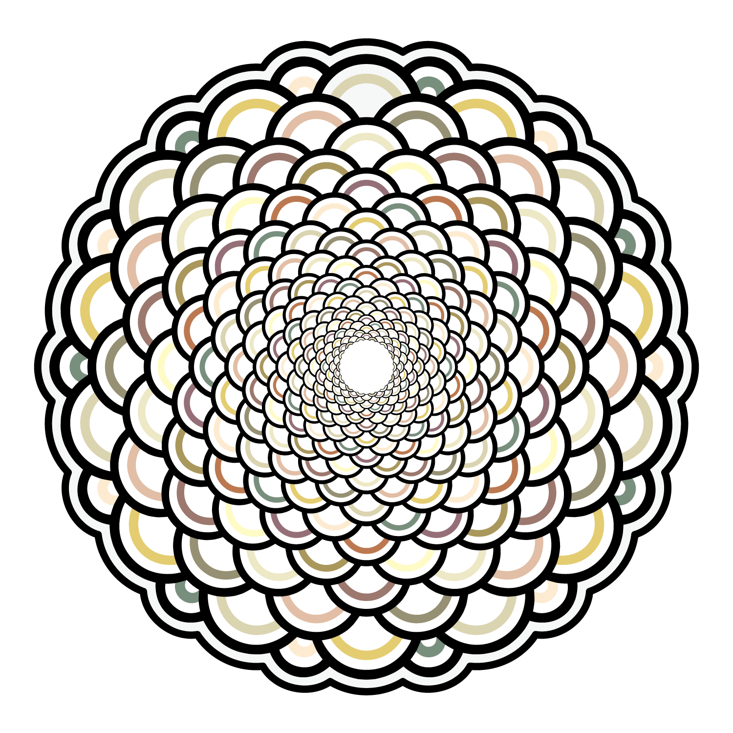 和柄グループの一覧 – One Stroke Geometric Pattern